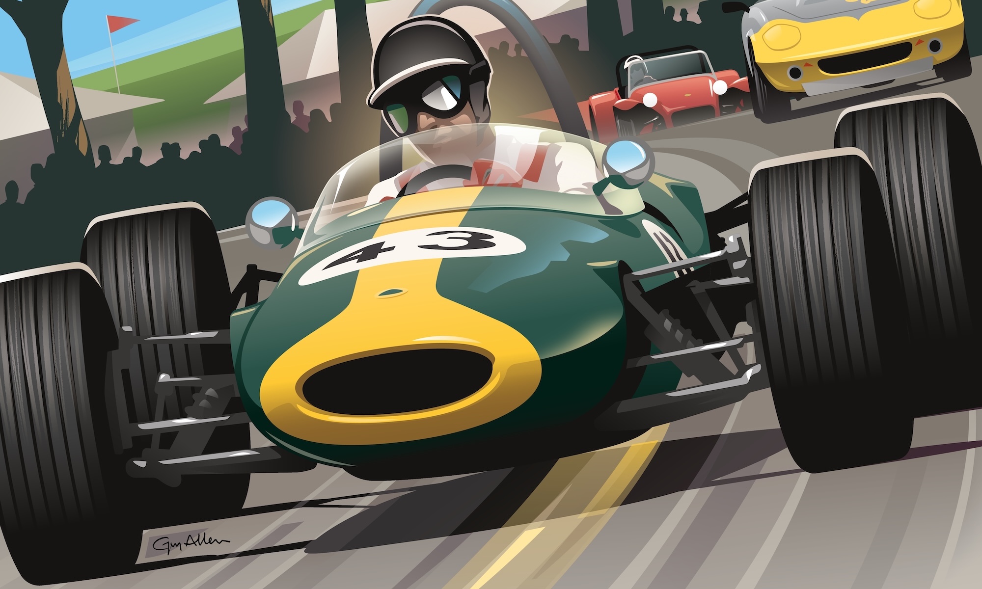 Lotus Announced As 2025 Pittsburgh Vintage Grand Prix Marque, Poster By ...