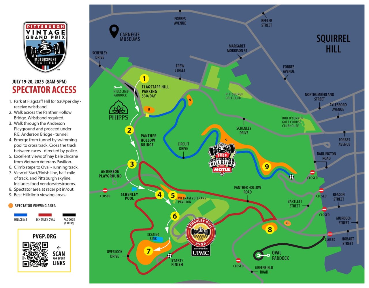 Spectator Viewing Areas | PVGP